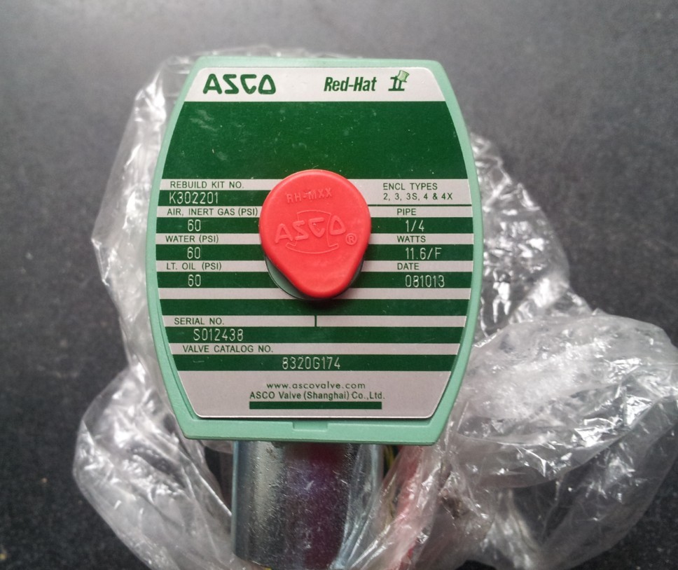 ASCO solenoid valve 8223G010 new in stock